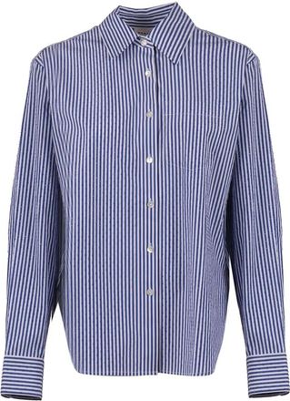 P.A.R.O.S.H. P.a.r.o.s.h., Femme, Blouses et Chemises, Bleu, Taille: 36 FR Cashine Shirt