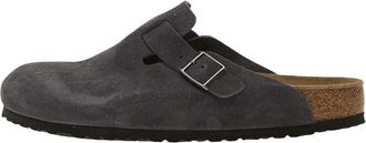 Birkenstock Boston Wildleder Schmale Passform - - Shoes - unisex - Grau - 38 EU