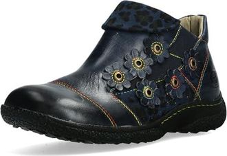 Laura Vita Bottines Femme Goctho 12, Pointure:37 EU, La Couleur:Bleu