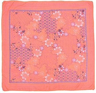 Lina & Lily foulard carré pour femme avec de nombreux motifs - Fleurs Tribal Géométrique Aztec Paisley (M6)