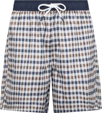 Aquascutum Homme, Maillots de bain, Multicolore, Taille: M Iconic Volley Swim Shorts