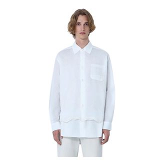 Our Legacy Besticktes Baumwoll-Popeline-Hemd - - Shirts - Herren - Wei&szlig; - L