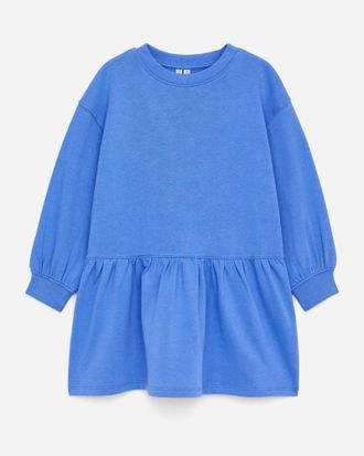 Arket Oversized Sweatshirtkleid -Blau
