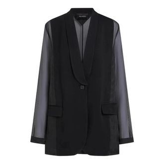 Karl Lagerfeld Damen, Jacken, Schwarzk, LGr&ouml;&szlig;e