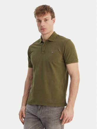 Napapijri Poloshirt Elbas NP0A4GDL Gr&uuml;n Regular Fit