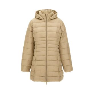 Save The Duck Femme, Vestes, Beige, Taille: 38 FR Manteau Long Rembourr&eacute; Beige Reese