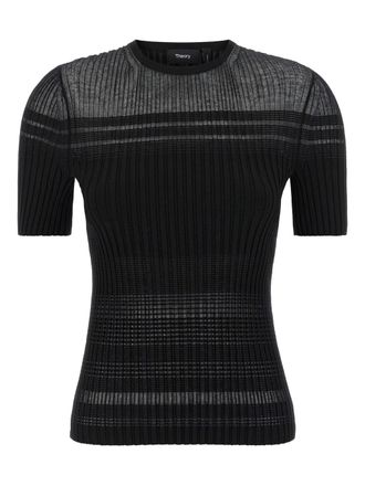 Theory Th&eacute;orie Sheer Stripe t.compa