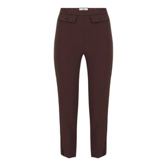 Elisabetta Franchi Damen, Hosen, Braun, LGr&ouml;&szlig;e