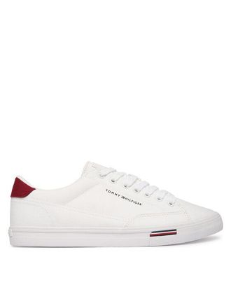Tommy Hilfiger Sneakers aus Stoff Vulc Core Rwb Long FM0FM05813 Wei&szlig;