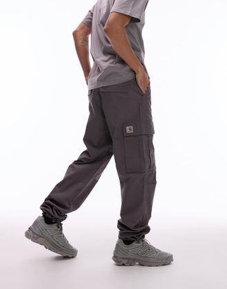 Carhartt Work in Progress Regular Fit Cargohose in Grau