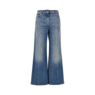 Valentino VGold details flared jeans Woman 26
