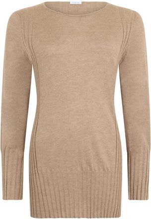 Malo Femme, Pulls, Beige, Taille: 40 FR Pull ras du cou