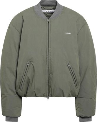 Acne Studios Bomber en duvet - Homme - Vestes - Vert - Taille: M
