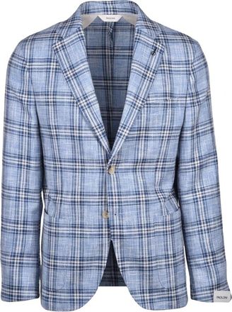 Paoloni Homme, Vestes, Bleu, Taille: L Giacca Stondata