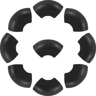 Hemobllo 10 St&uuml;ck Kunststoff M&ouml;belgleiter Stuhlbeinkappen Rohrschellen Bodenschoner f&uuml;r Hartholzb&ouml;den rutschfest Langlebig