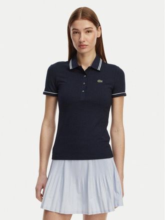 Lacoste Poloshirt DF5284 Dunkelblau Slim Fit