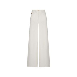 Lois Pantaloni Marlene - - Trousers - Damen - Wei&szlig; - W24