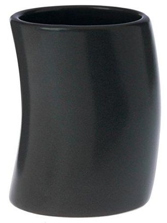 Spirella 40.07356 Optische Goblet Badezimmer Steingut grau 8 x 8 x 10,5 cm