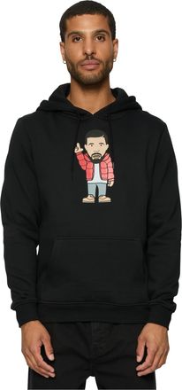 Mister Tee Herren Kapuzenpullover Kanada Sketch Hoodie Black XXL