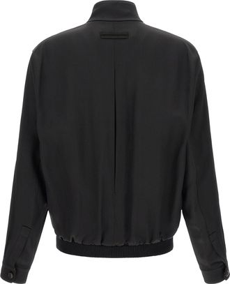 Ermenegildo Zegna Mulberry Silk Sweatshirt - Black