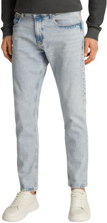 Calvin Klein Herren Jeans Hose Slim Straight Gerades Bein, Blau (Denim Light), 32W/32L