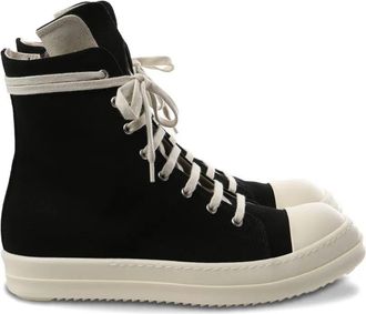 Rick Owens Denim Low Top Sneakers