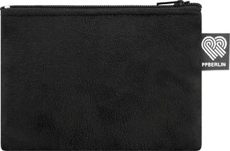 PP-Berlin Etui Klein, Kunstwildleder Schwarz, Mini, Vegan, Handgen&auml;ht in Berlin Geldb&ouml;rse f&uuml;r Kinder Damen, Herren, Unisex