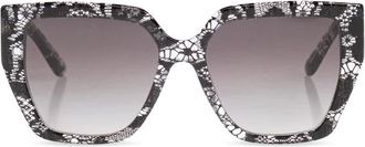 Dolce & Gabbana Femme, Accessoires, Noir, Taille: 55 MM Lunettes de soleil Dg4438