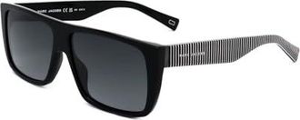 Marc Jacobs Marc Icon 096/s 807/9O BLACK Sunglasses Unisex Acetate, Standard, 57