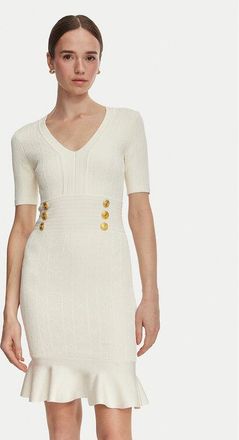 Guess Strickkleid G6YK18 Z1012 Creme Slim Fit