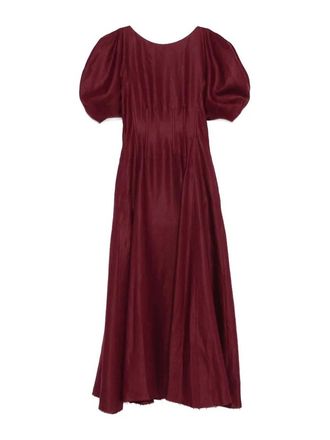 Gabriela Hearst Maxikleid - Dunkelrot