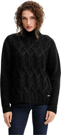 Silvian Heach Pull col roul&eacute; Henry - Femme - Pulls - Noir - Taille: 44 FR