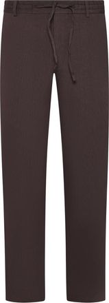 HUGO BOSS Baukastenhose aus einem elastischem Leinen-Mix in