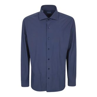 Barba Neck Shirt - - Shirts - Herren - Blau - XL