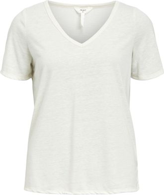 Object Objthea S/S Re V-Neck Top Noos