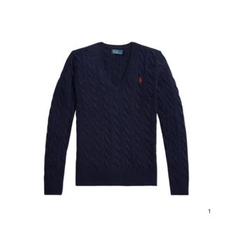 Ralph Lauren Kimberly-long Sleeve-pullover - Femme - Pulls - Bleu - Taille: 38 FR