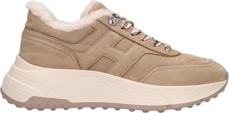 Hogan Femme, Chaussures, Beige, Taille: 37 EU H669 Allacciato H Pelo