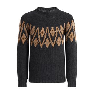 Dondup Herren, Strickwaren, Grau, LGr&ouml;&szlig;e