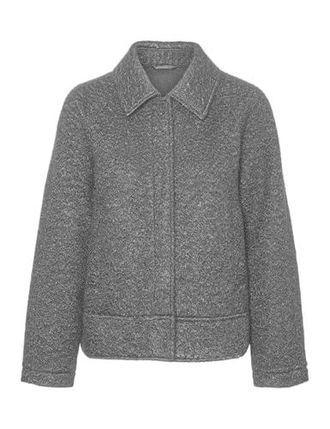 Vero Moda VMLARA Emilia Noos Veste Courte pour Femme Gris m&eacute;lang&eacute; Taille XL, M&eacute;lange de Gris Moyen., XL