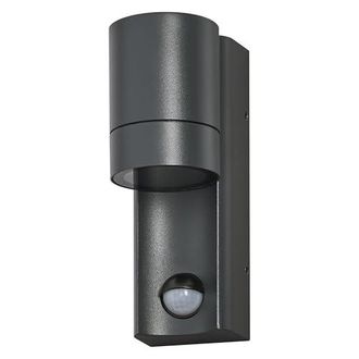 Osram ENDURA CLASSIC ISIDOR W S Außenleuchte, Wandleuchte, GU10, dunkelgrau, Aluminium, einfache Installation, indirekte Beleuchtung, IP65 Schutzklasse, Tag