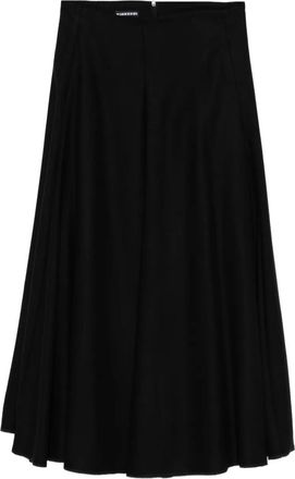 Susanne Bommer jupe mi-longue à coupe évasée - Noir