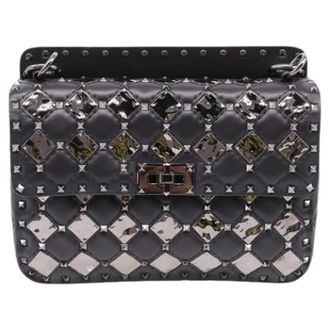 Valentino Pre-owned Medium Rockstud Spike.It Shoulder Bag - - Pre-owned - Damen - Schwarzk - ONE SIZE