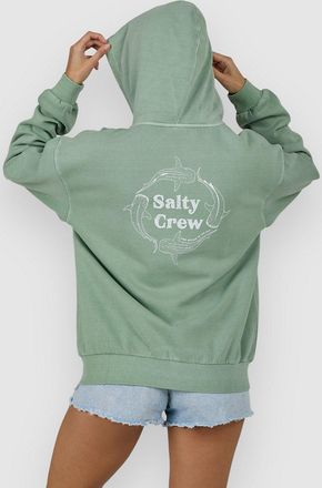 Salty Crew Respect Sweatjacke sage
