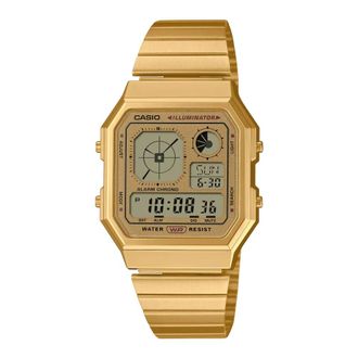 Casio A130Weg-9Aef Digitale Vintage Uhr - - Accessories - Herren - Gelb - ONE SIZE