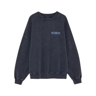 Anine Bing Miles Sweatshirt - - Sweatshirts & Hoodies - Damen - Blau - XS