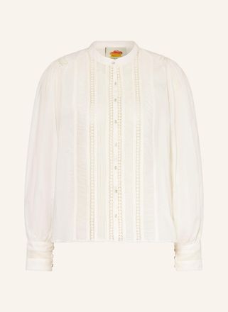 Farm Rio Farm Rio Bluse Mit Spitze weiss