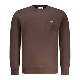 Lacoste Homme, Sweatshirts et sweats &agrave; capuche, Brun, Taille: L Tricot ras du cou