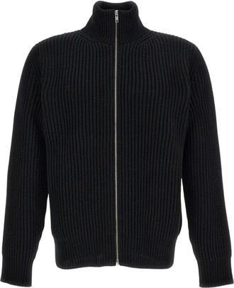 Maison Margiela Homme, Pulls, Noir, Taille: XL Sportsjacket