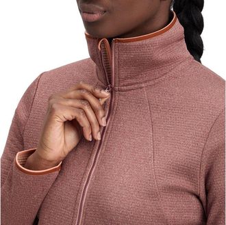 McKinley Outdoorjacke Da.-Unterjacke Roto III W MELANGE/RED WINE