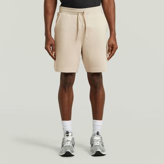 G-Star Core Sweater Shorts - Beige - Herren